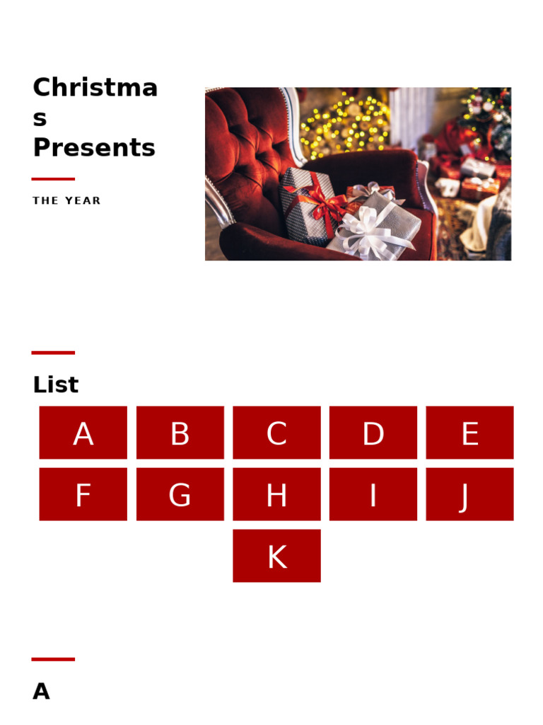 Christmas Presents | PDF