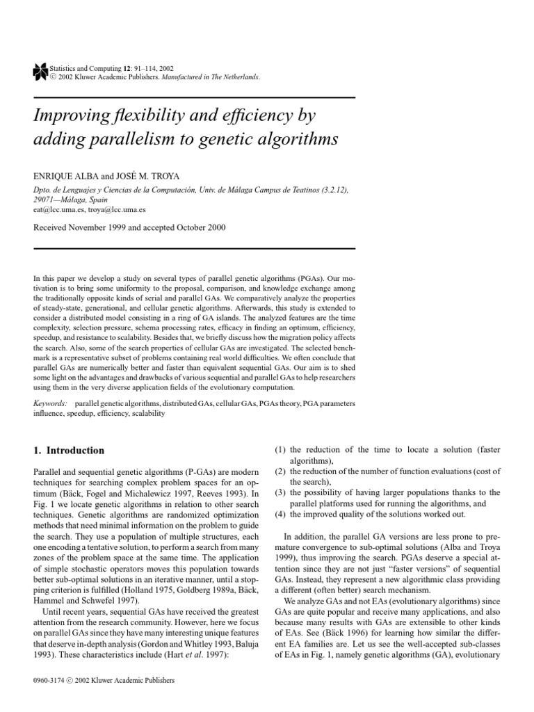 Improving Flexibility and Efficiency by Adding Parallelism To Genetic ...