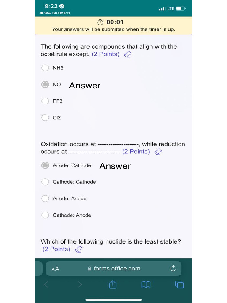 Chm 101 Test Compilation With Correct Answers? | PDF