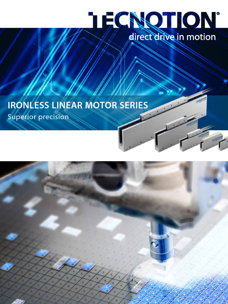 Ironless Linear Motor Series Overview | PDF | Inductor | Electric Motor