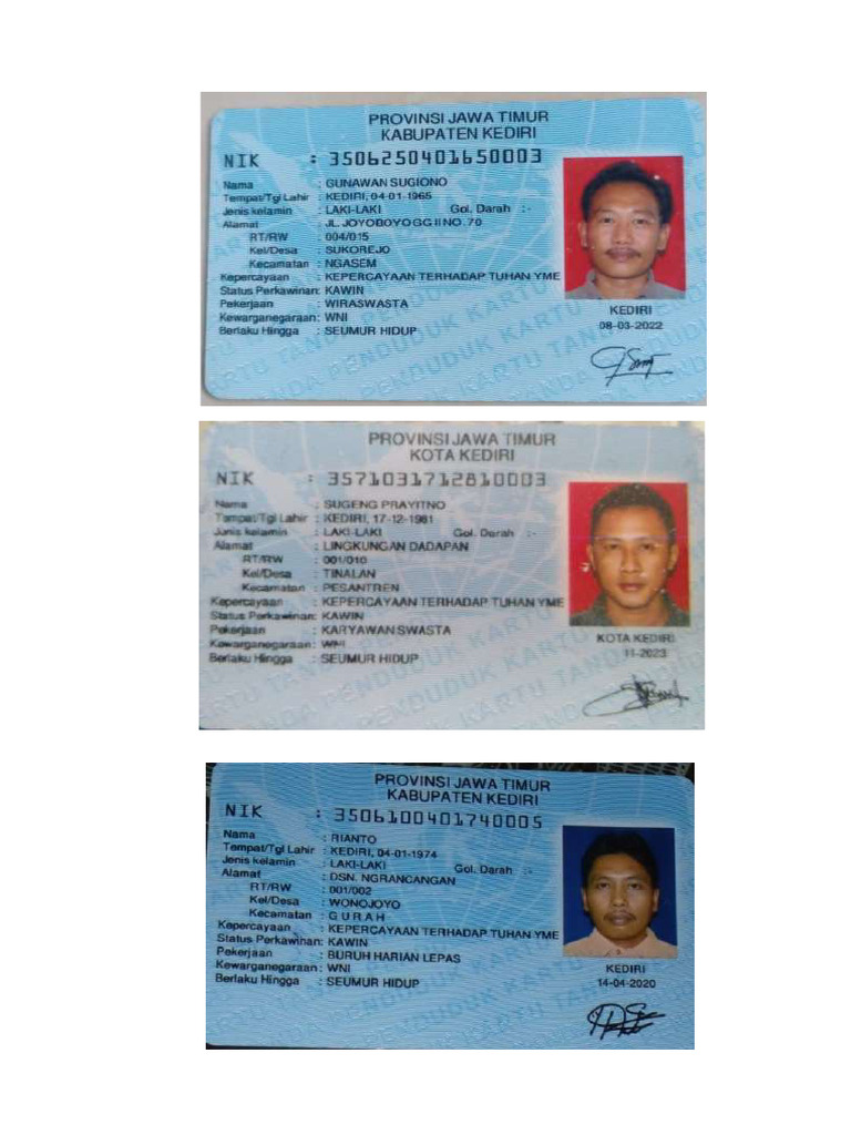 KTP Pak Sugeng | PDF