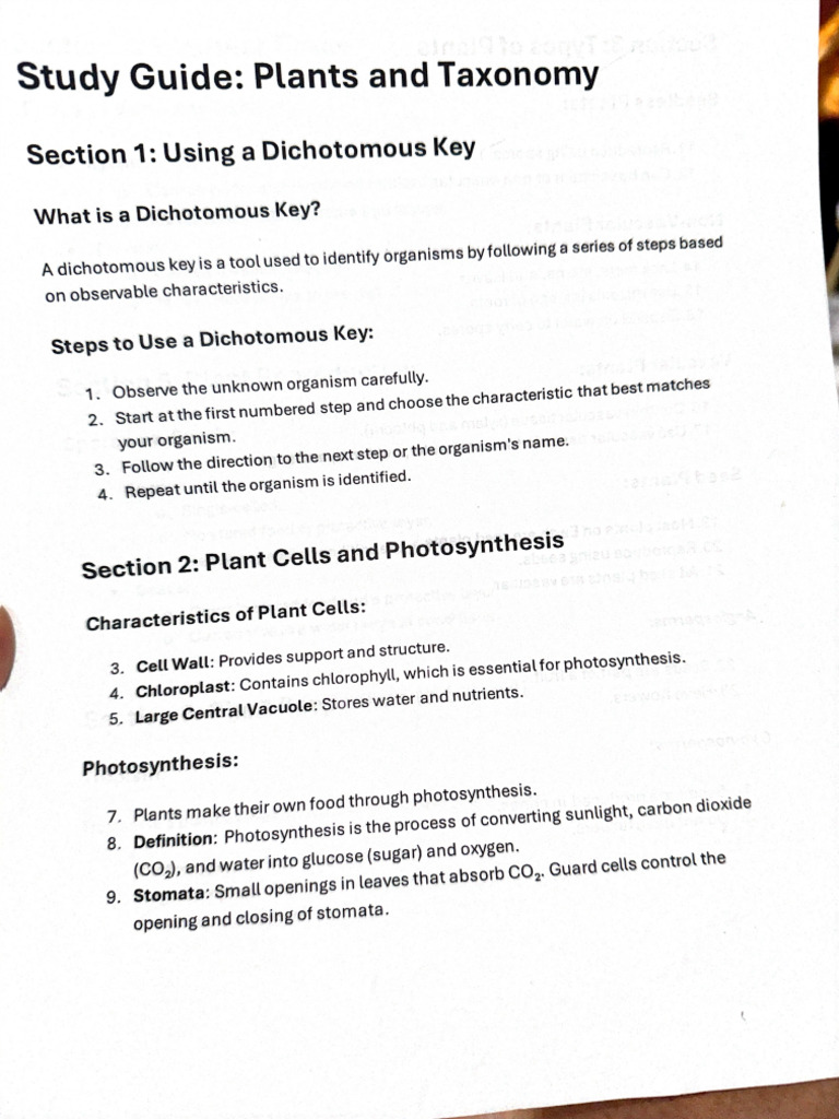 Life Science Unit 2 | PDF