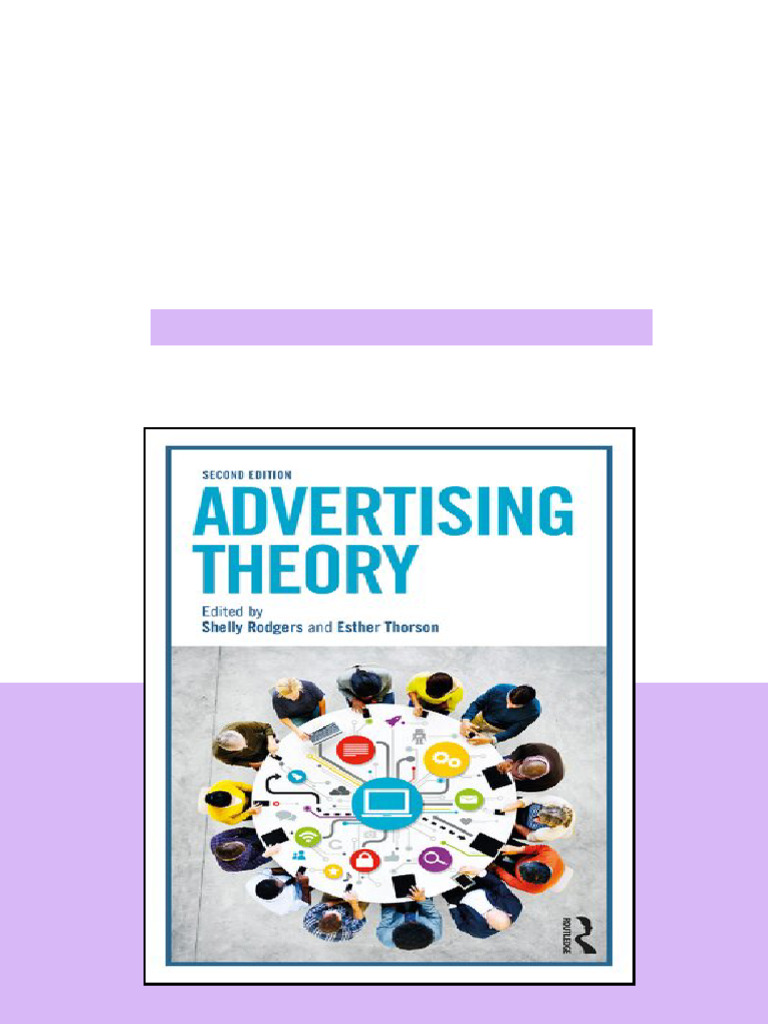 Advertising Theory 2nd Edition Shelly Rodgers Editor Esther Thorson ...