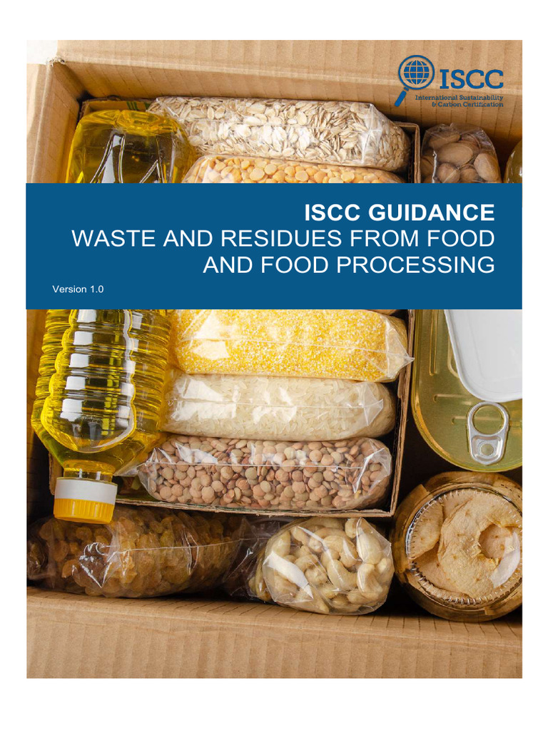 ISCC Guidance on Food Waste Management | PDF | Oil | Vegetable Oil