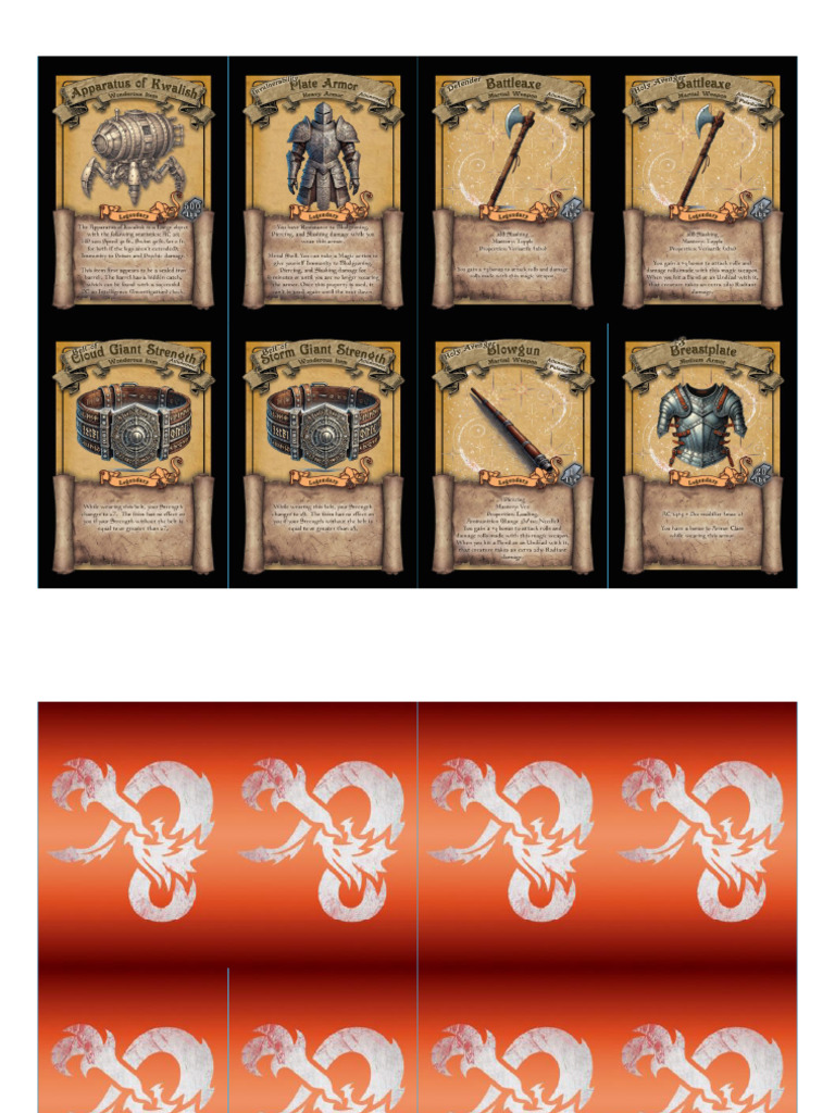 Legendary Set 1 | PDF