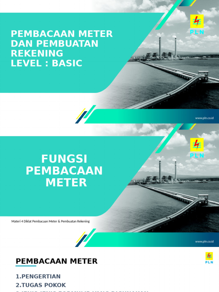 Panduan Pembacaan Meter Listrik PLN | PDF