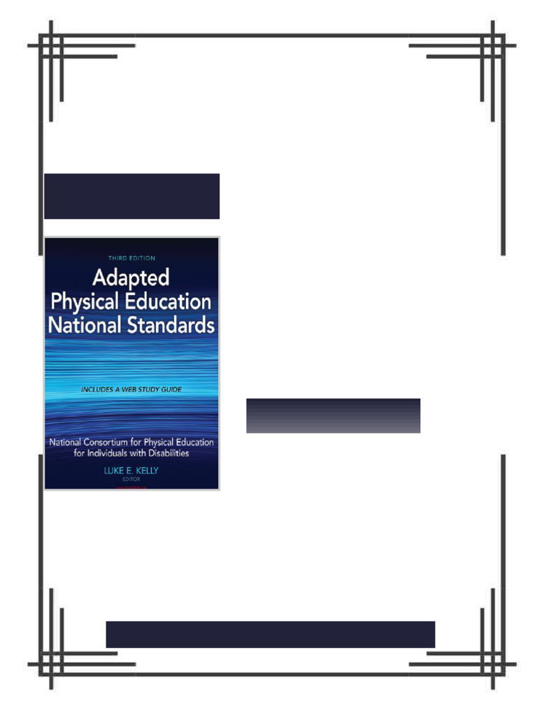Adapted physical education national standards Third Edition Kelly eBook ...