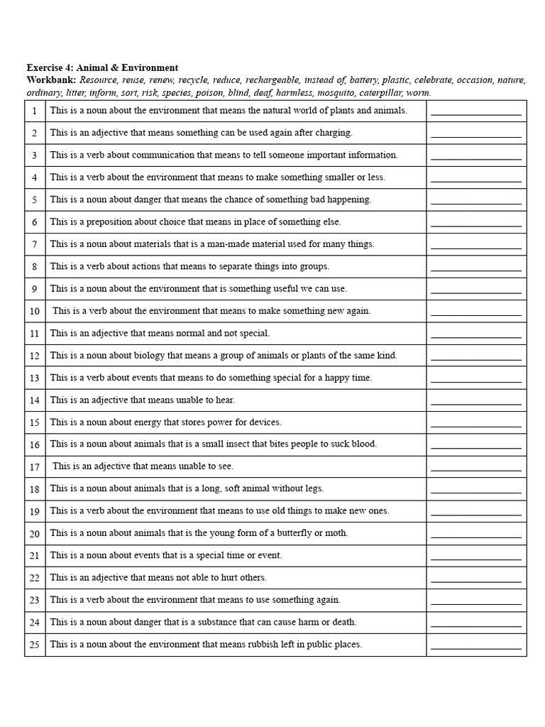 Vocab Test - Google Tài Liệu | PDF | Noun | Verb