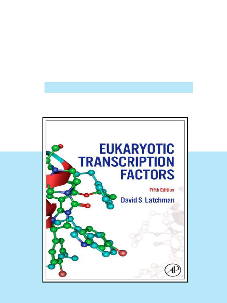 (Ebook) Eukaryotic Transcription Factors by David S. Latchman ISBN ...