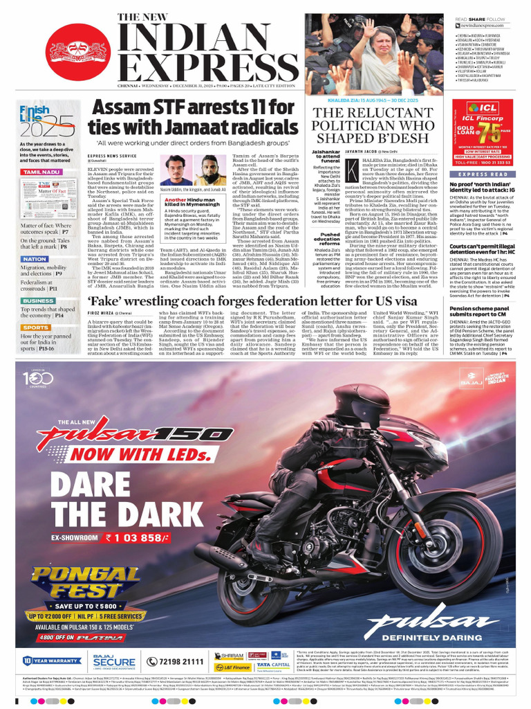 Indian Express 31-12-2025 | PDF