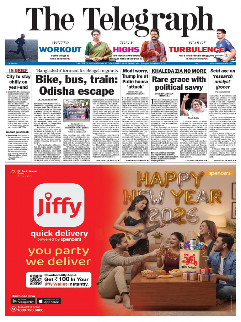 The Telegraph 31 12 2025 | PDF