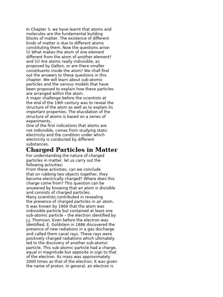 In Chapter 3 | PDF | Atoms | Atomic Nucleus