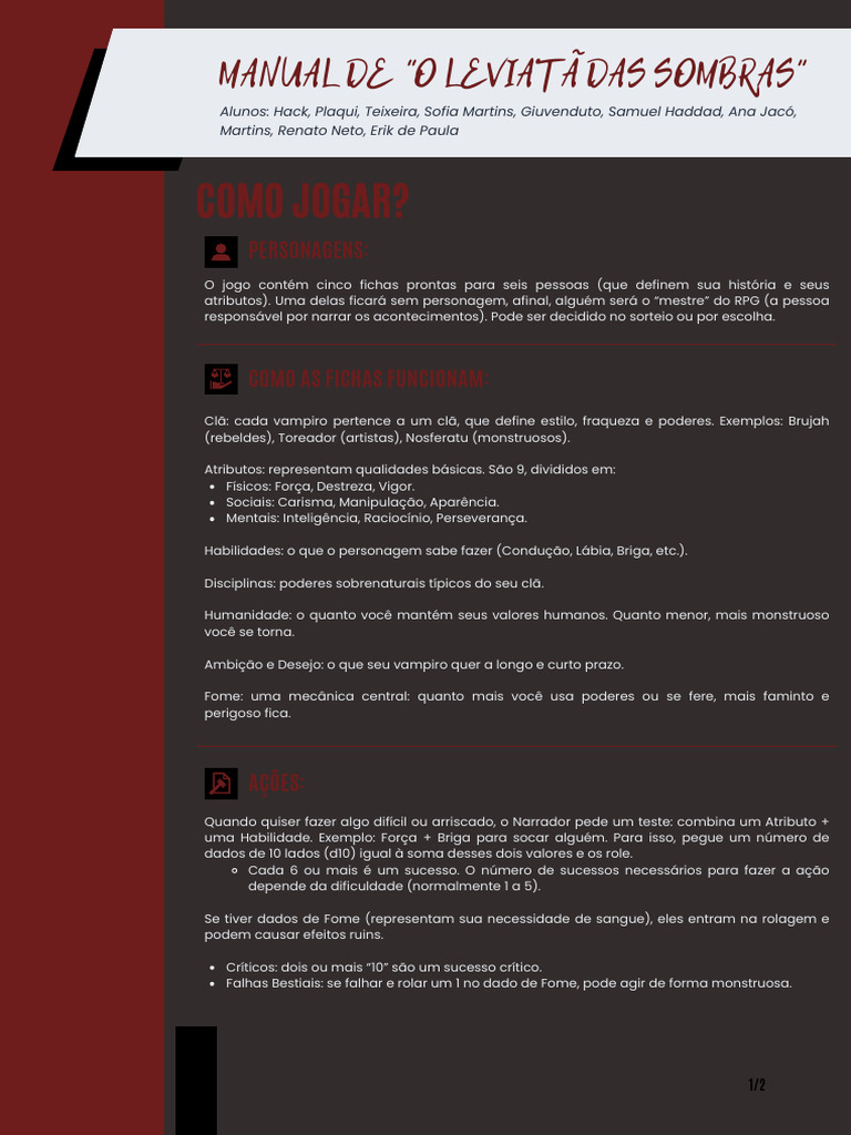 Manual (1 e 2) | PDF