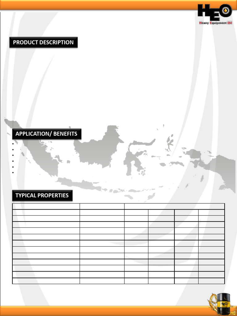 Pds Heo Diesel Engine Oil Single Grade Sae 10,30,40,50 CF | PDF | Motor ...