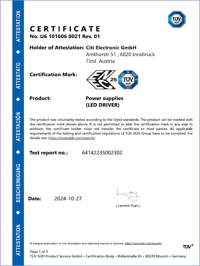 Certificate Enec | PDF