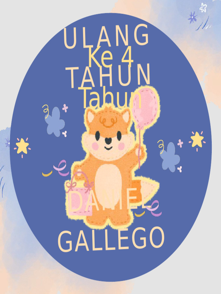 Biru Ilustrasi Stiker Lingkaran Ucapan Selamat Ulang Tahun - 20251231 ...
