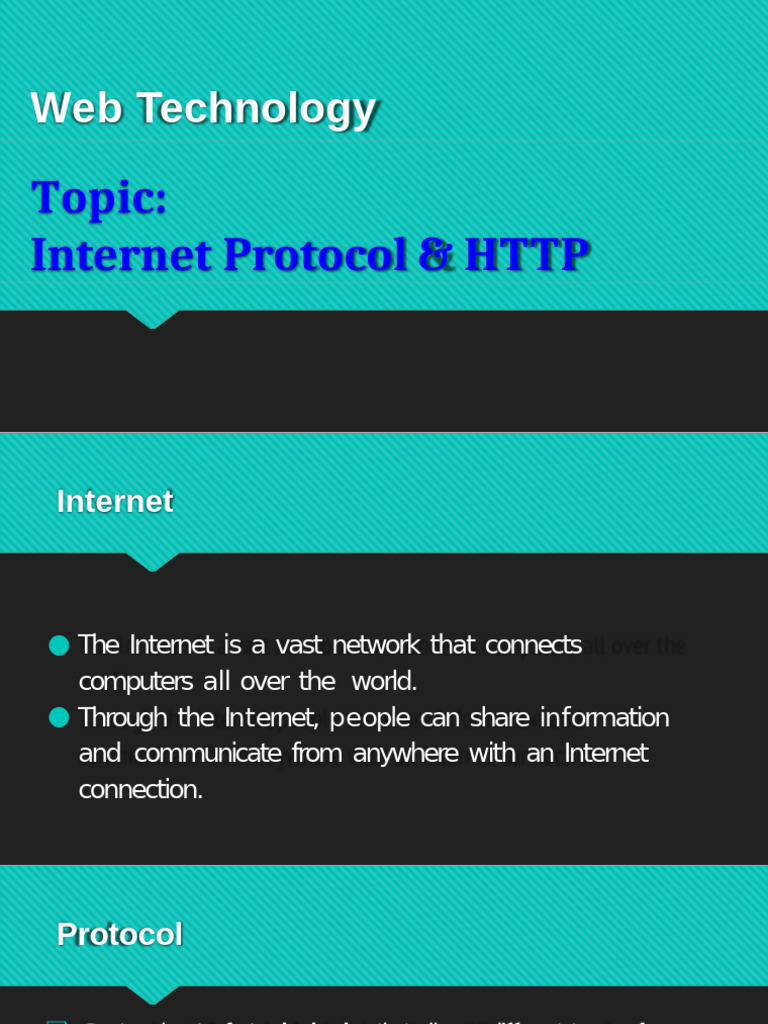 Understanding Internet Protocols and HTML | PDF | Bootstrap (Front End ...