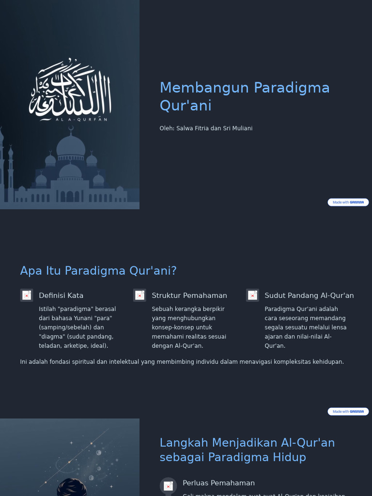 Membangun Paradigma Qurani | PDF