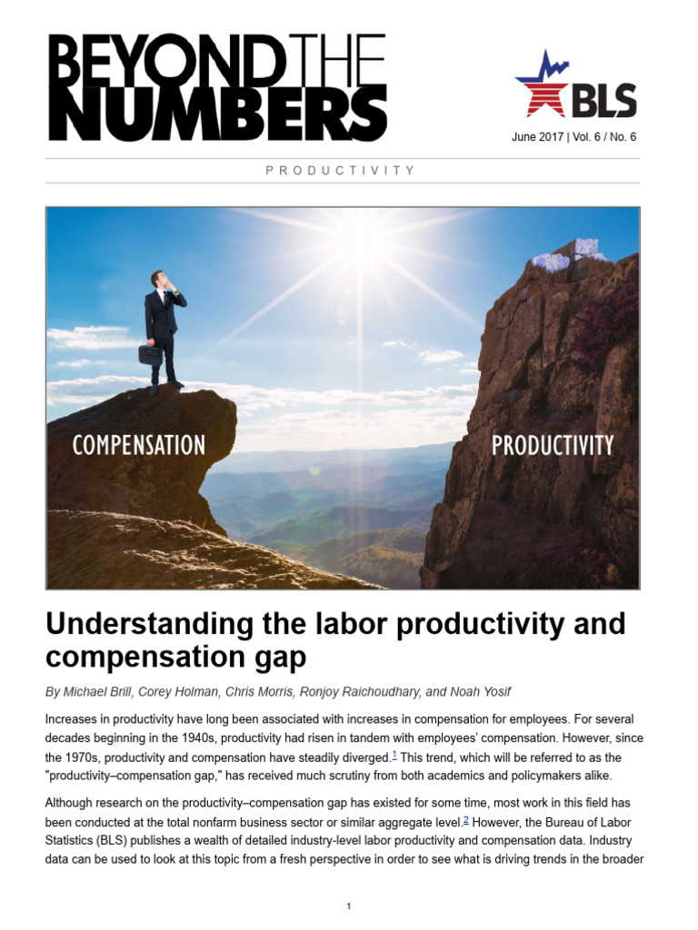 Understanding The Labor Productivity and Compensation Gap | PDF ...