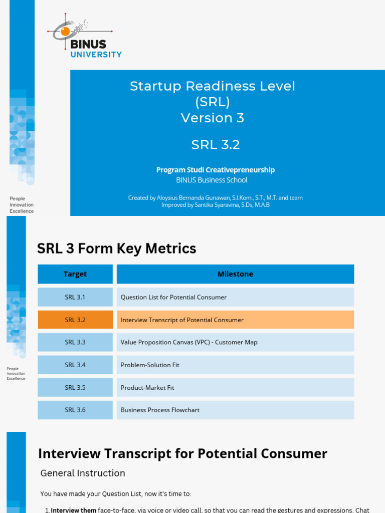 SRL 3.2 Explanation PDF | PDF | Interview