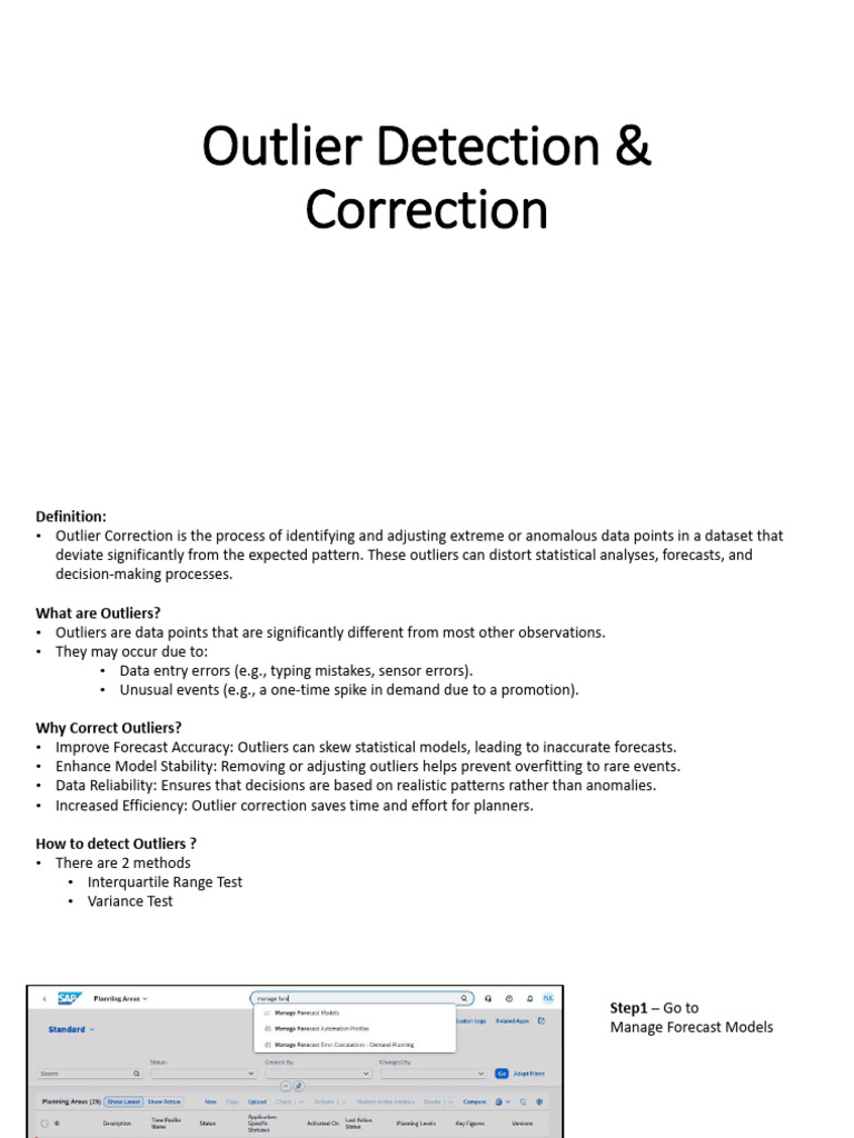 Outlier Detection and Correction Guide | PDF | Outlier | Applied ...