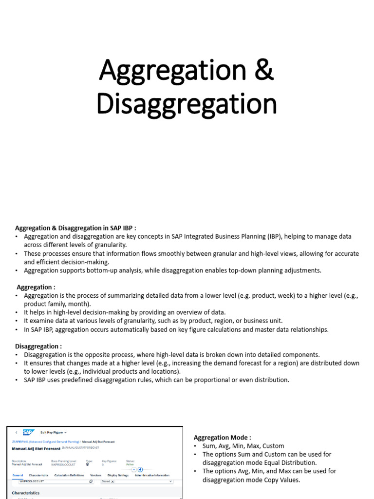 Aggregation & Disaggregation-1 | PDF | Data | Applied Mathematics