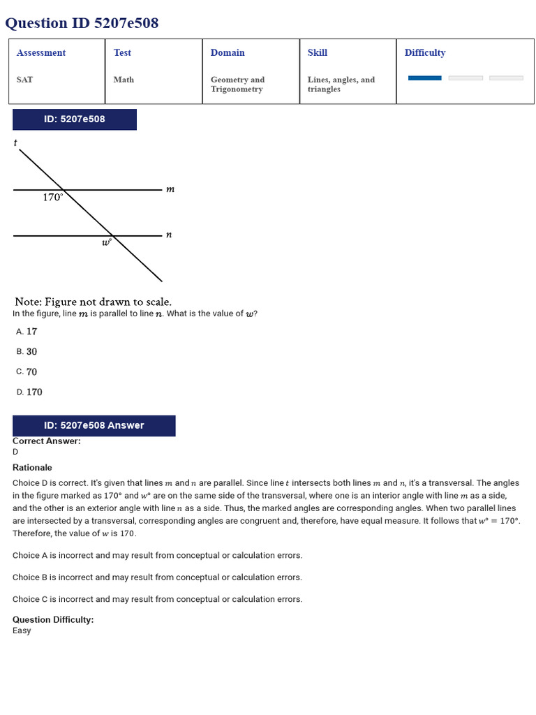 SAT Geometry and Trigonometry | PDF | Circle | Area