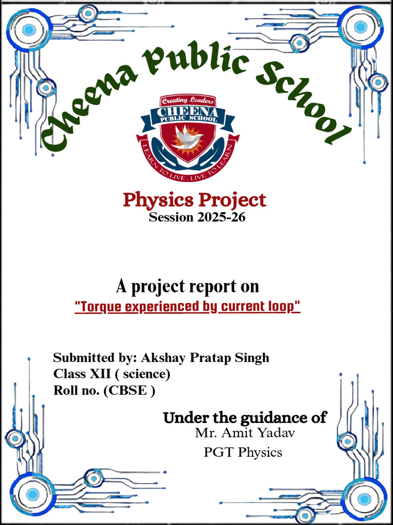 Cheena Public School - 20251231 - 093746 - 0000 | PDF | Magnetic Field ...