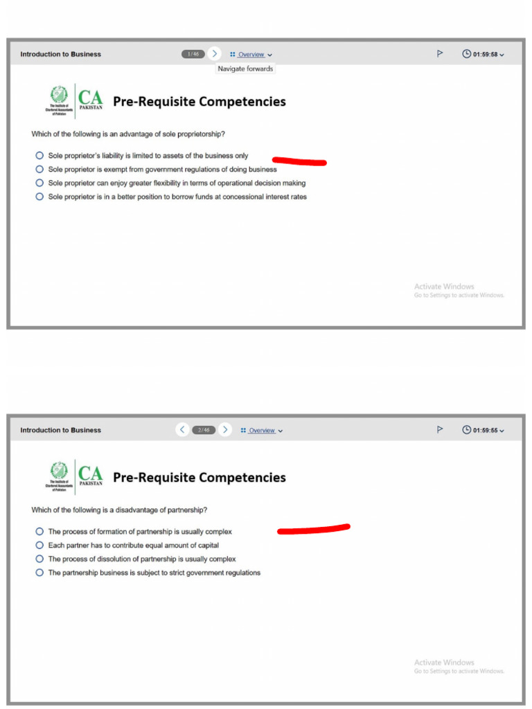 PRC ITB Model Paper ICAP Official-1-1 | PDF