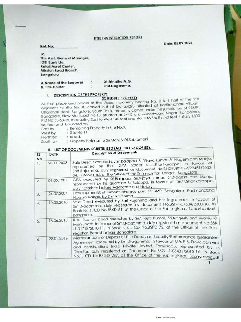 Srinatha MG | PDF
