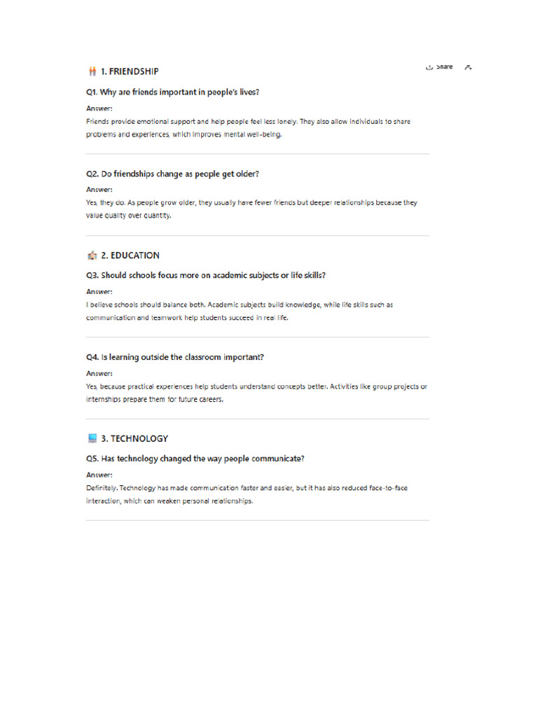 Part 3- Speaking | PDF