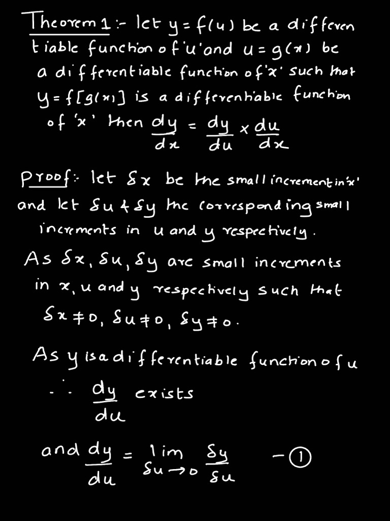 Differentiation Theorems 251124 191331 | PDF