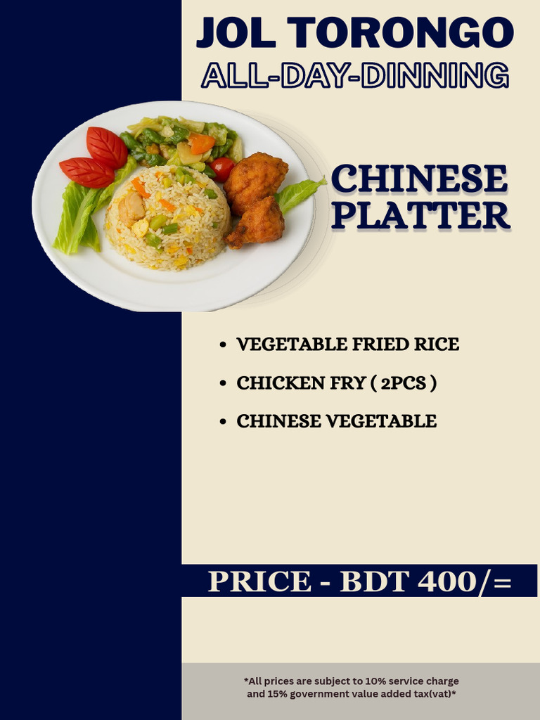 Chinese Platter Price and Details | PDF