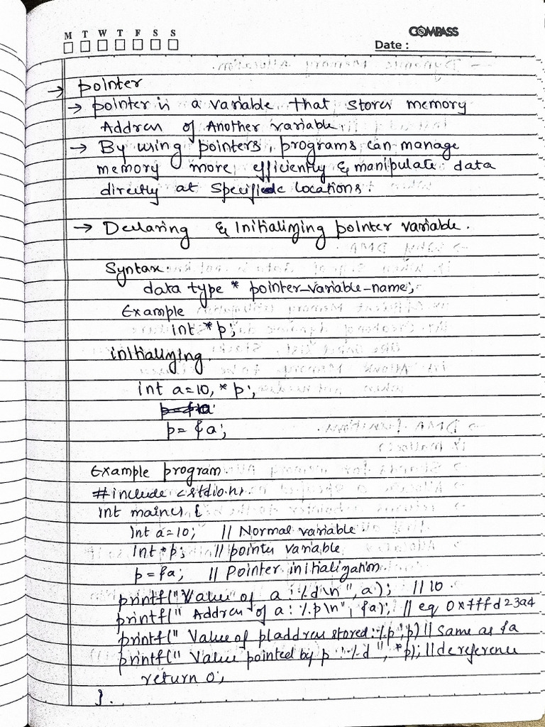 Pointer | PDF