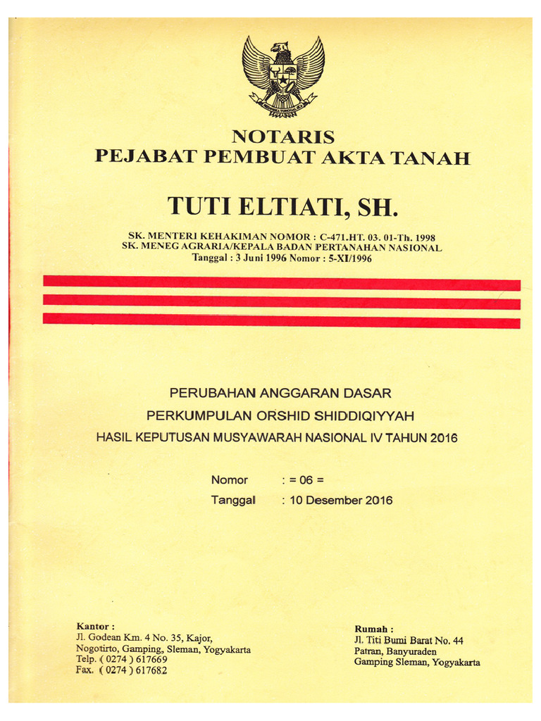 3a. Ad Orshid Hasil Munas IV - Legalisir | PDF