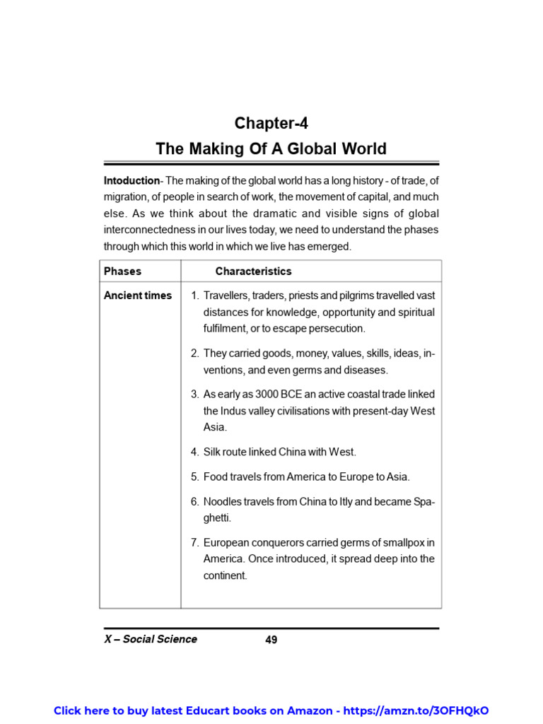 History Chapter 3 The Making of A Global World | PDF | Trade ...
