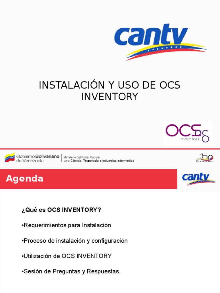 SL - 013 Contenido Especializado - Instalacion y Uso de Ocs Inventory ...