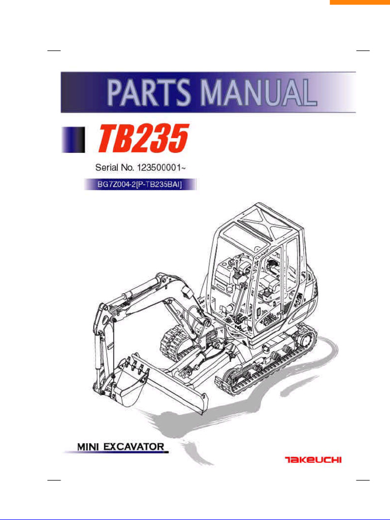 Takeuchi Tb235 Parts Sec Wat | PDF | Birds