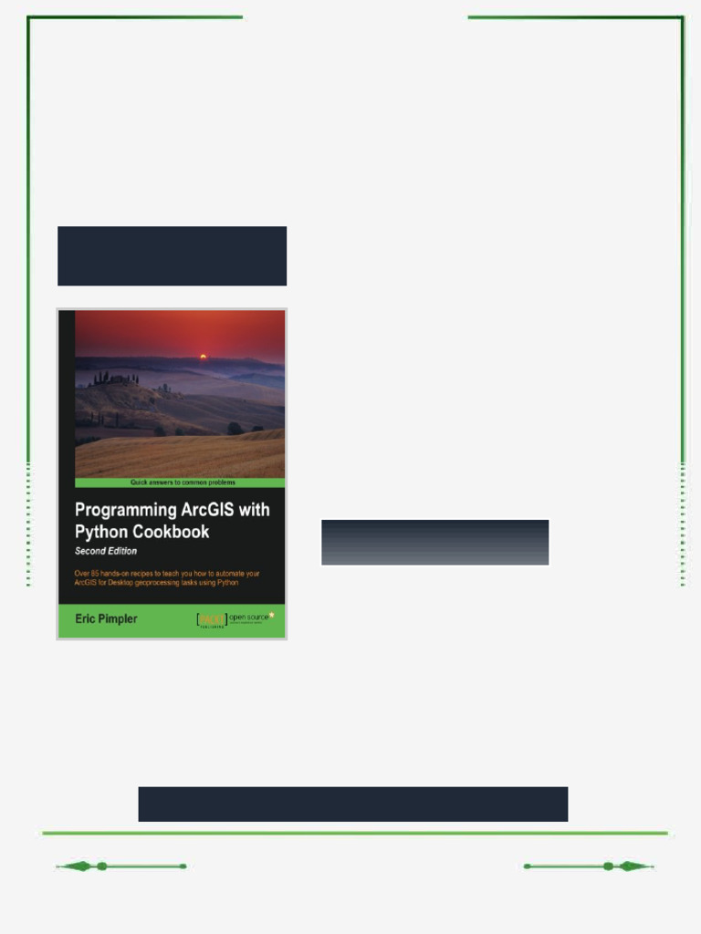 Programming ArcGIS With Python Cookbook 2nd Edition Eric Pimpler Ebook ...