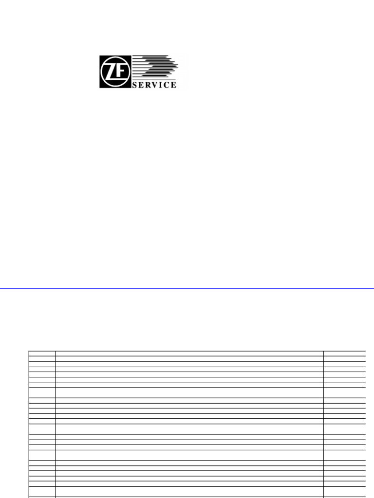 ZF 9s109 1304 051 414 Isuzu Spare Parts Catalog | PDF