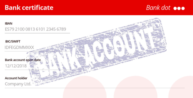Bank Certificate | PDF