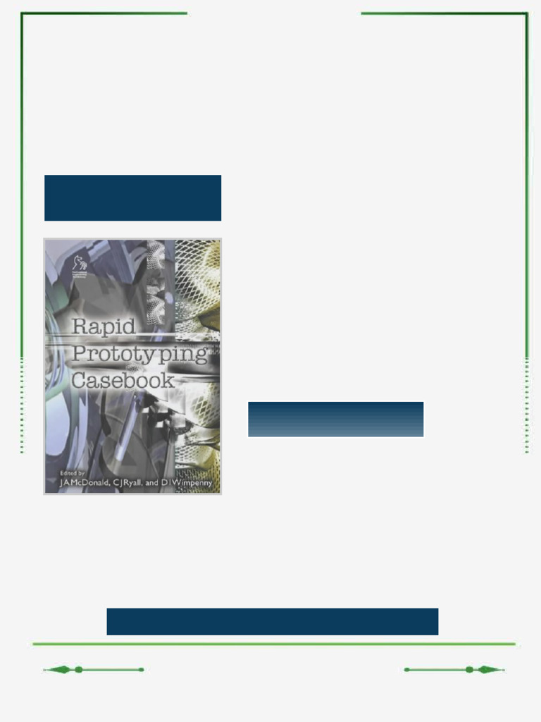 Rapid Prototyping Casebook Casebook S 1st Edition Julia A Mcdonald ...