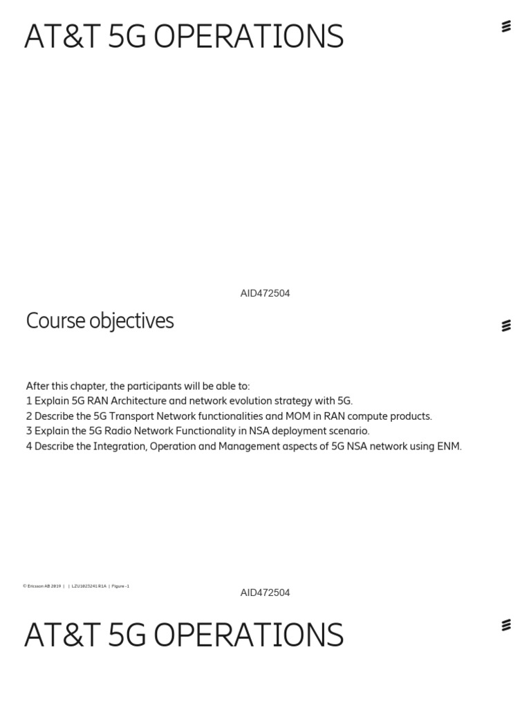 Ericsson 5G RAN Operations | PDF | Digital Technology | Wireless