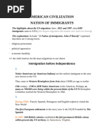 Old vs New Immigrants: Key Differences | PDF | Immigration | The United ...