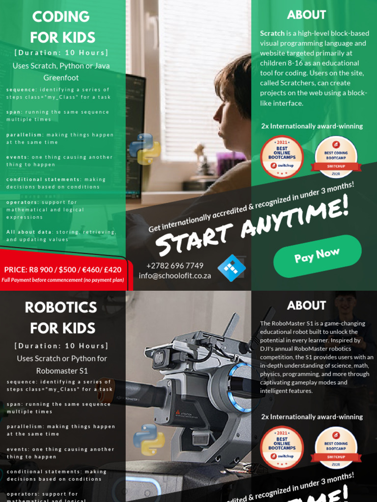 School of IT Coding Courses Brochures | PDF | World Wide Web | Internet ...