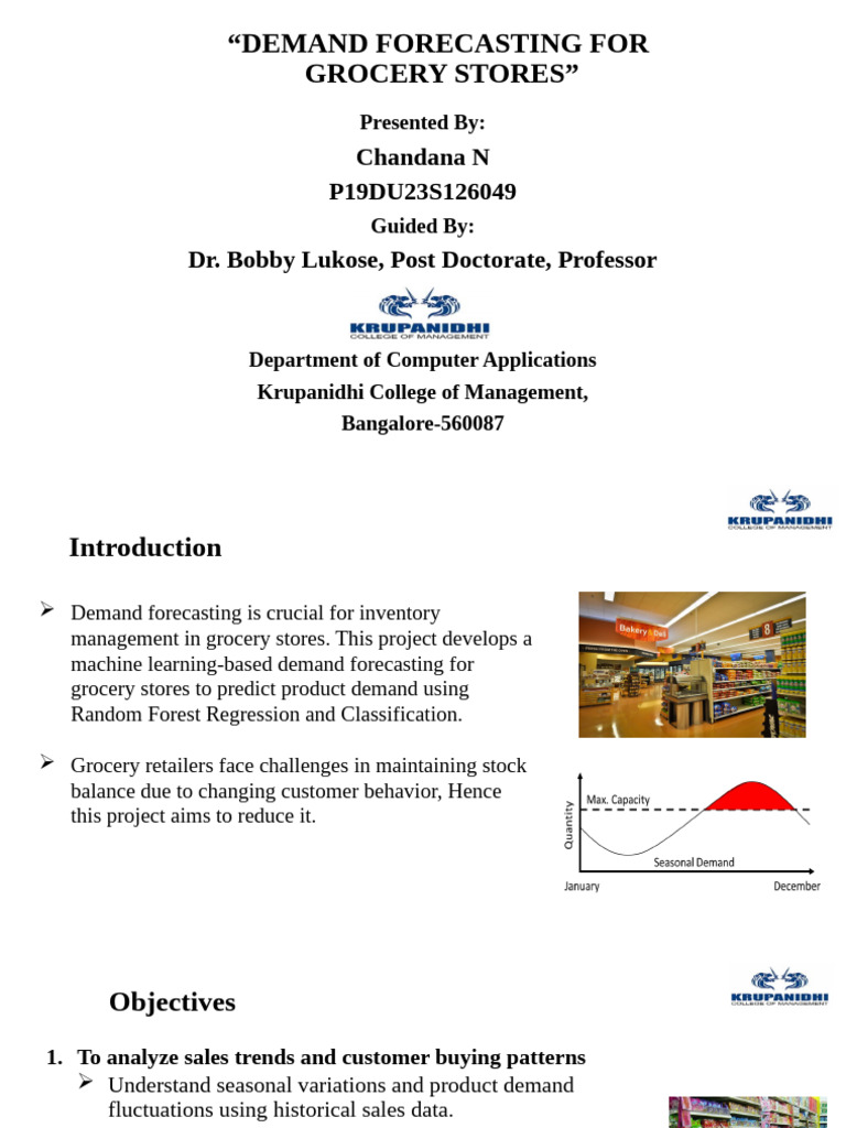 Demand Forecasting For Grocery Stores | PDF | Forecasting | Machine ...