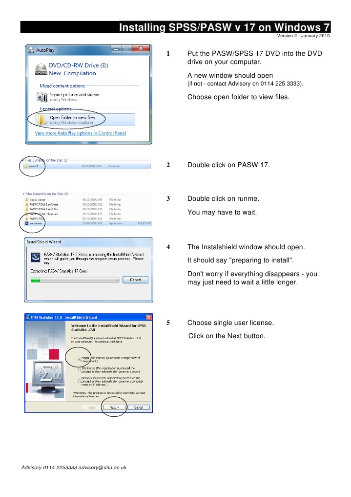 SPSS 17 Windows 7 | PDF