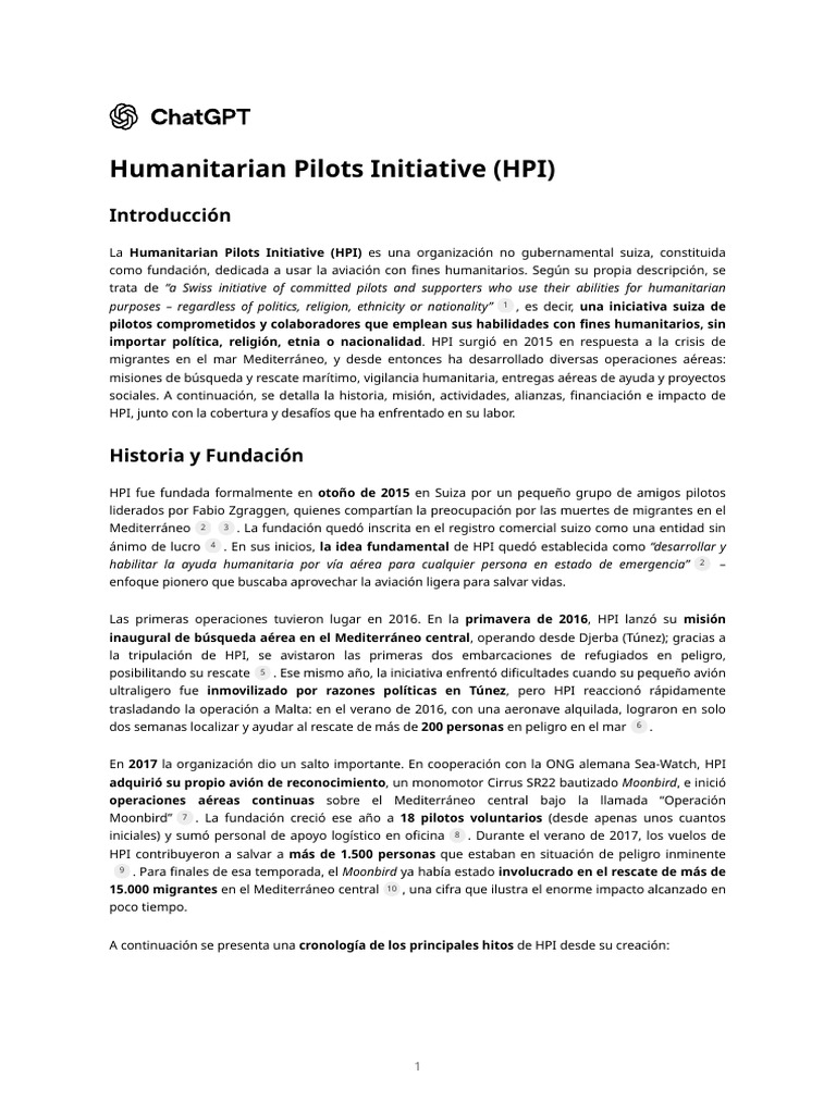 Humanitarian Pilots Initiative (HPI) | PDF | Malta | Aeropuerto