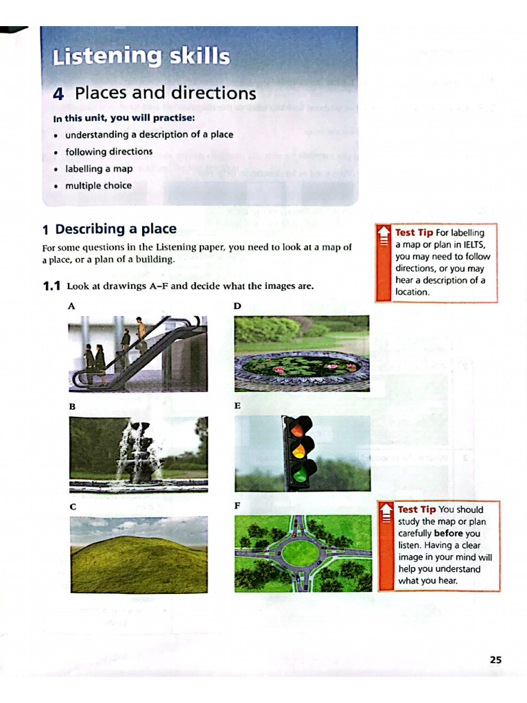 Listening Skills Place and Directions | PDF