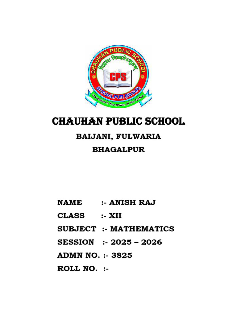 Nameplate - Math | PDF